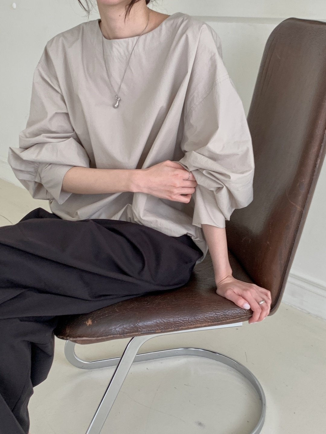 Balloon Sleeve Blouse T007 – L'aube Balloon Sleeve Blouse T007 – L'aube